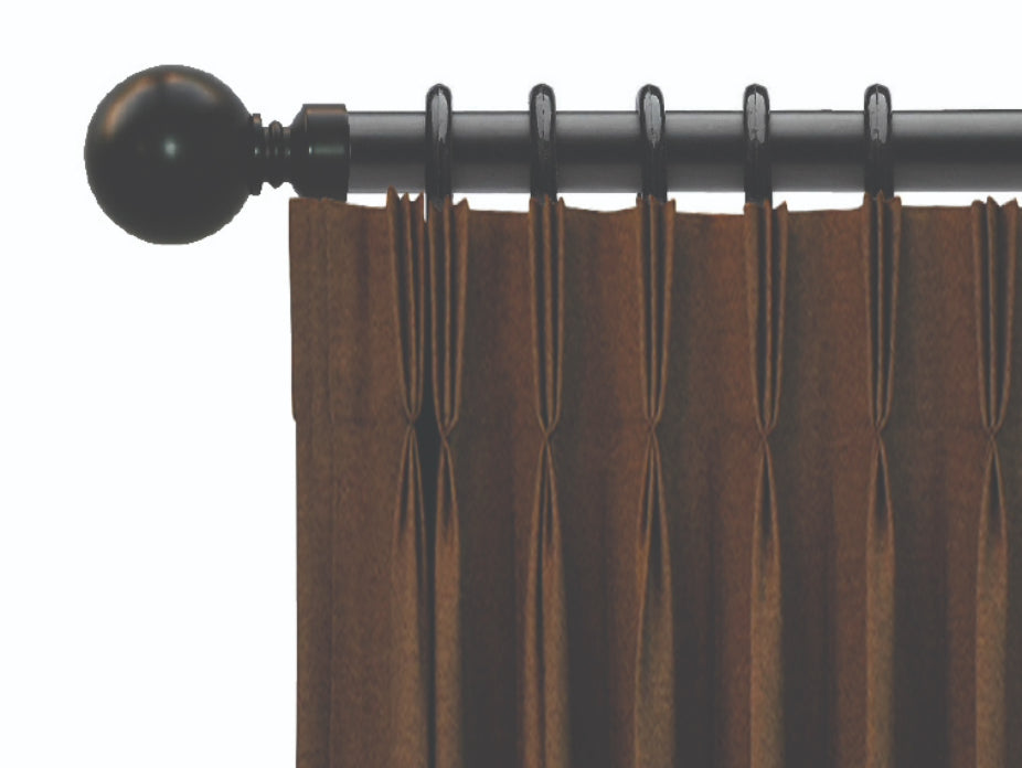 Expandable Rod Set 22/25, Black, 120 - 210cm – Harvey Furnishings