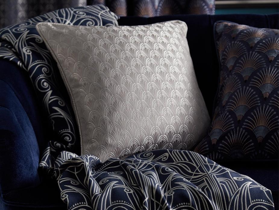 Arcadia Blueprint Fabric – Harvey Furnishings